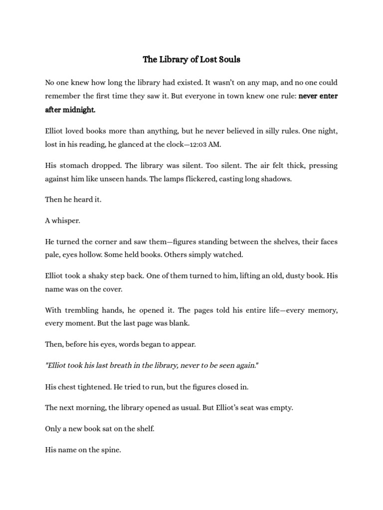 Midnight Library Mystery | PDF