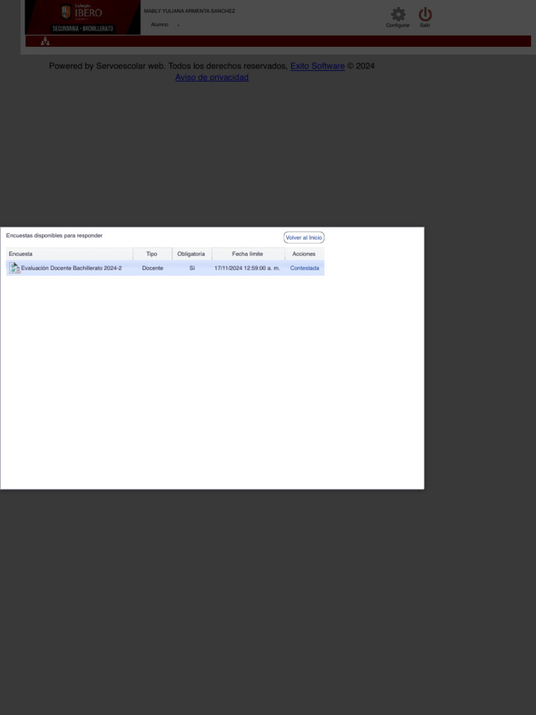 Servoescolar Web | PDF