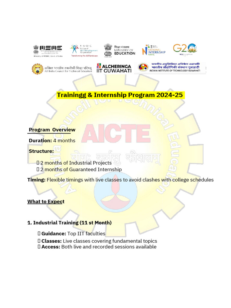 Training & Internship | PDF