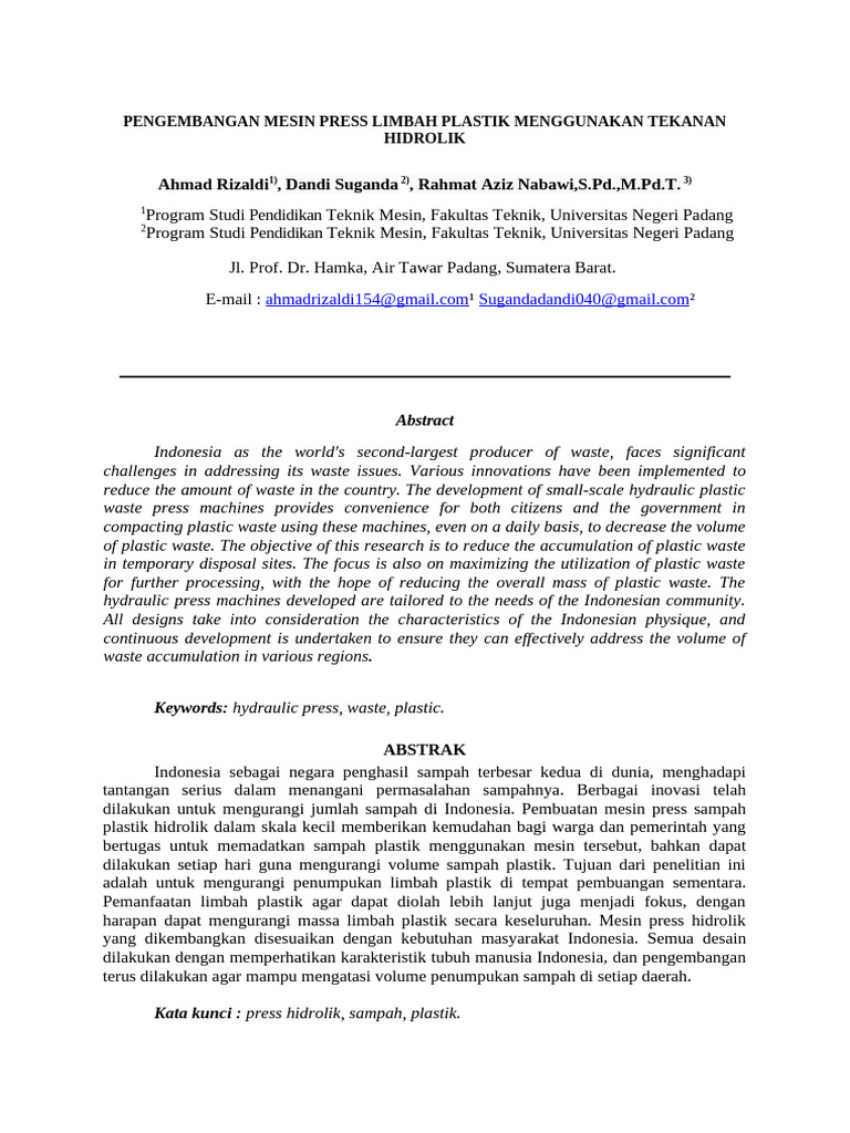 ARTIKEL Ahmad Rizaldi (18067002) - Dandi Suganda (20067032) 1 | PDF