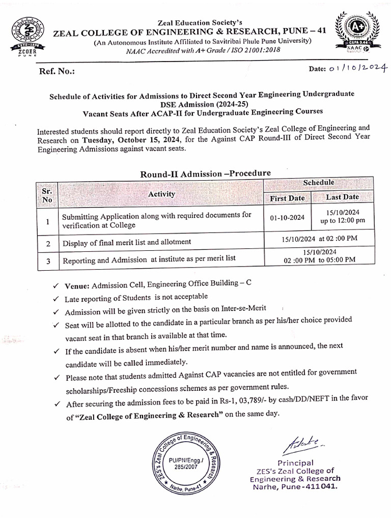 DSE Against CAP Round III | PDF