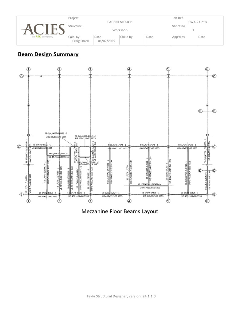 Calculation Package For The Workshop Project | PDF | Mechanical ...
