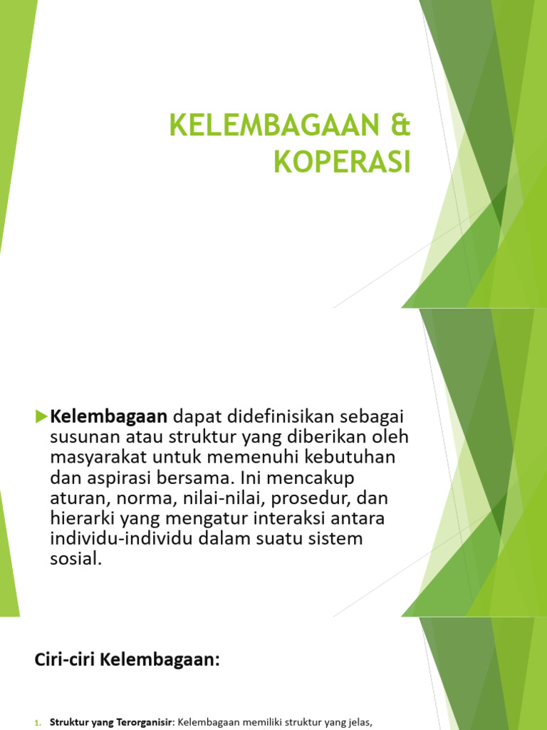 2. KELEMBAGAAN & KOPERASI | PDF