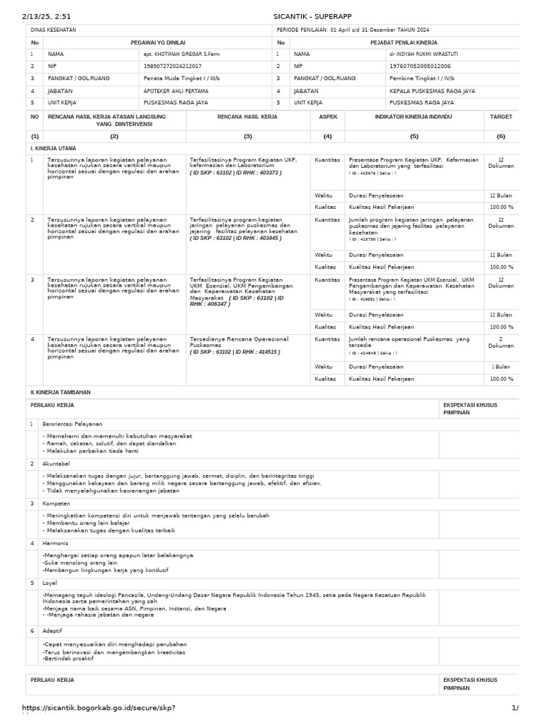 Dokumen Renaksi 24 SKP | PDF