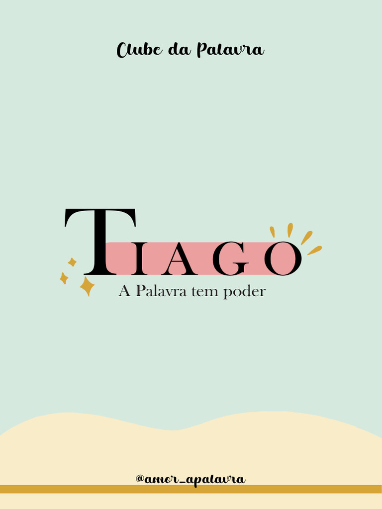 Tiago | PDF | Epístola de Tiago | Jesus