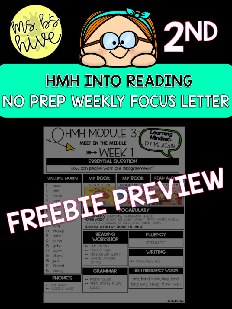 FREEBIEHMHIntoReading2ndGradeWeeklyFocusNewsletter 1 | PDF | Phonics ...