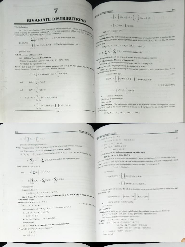 Bivariate Distributions Pdf