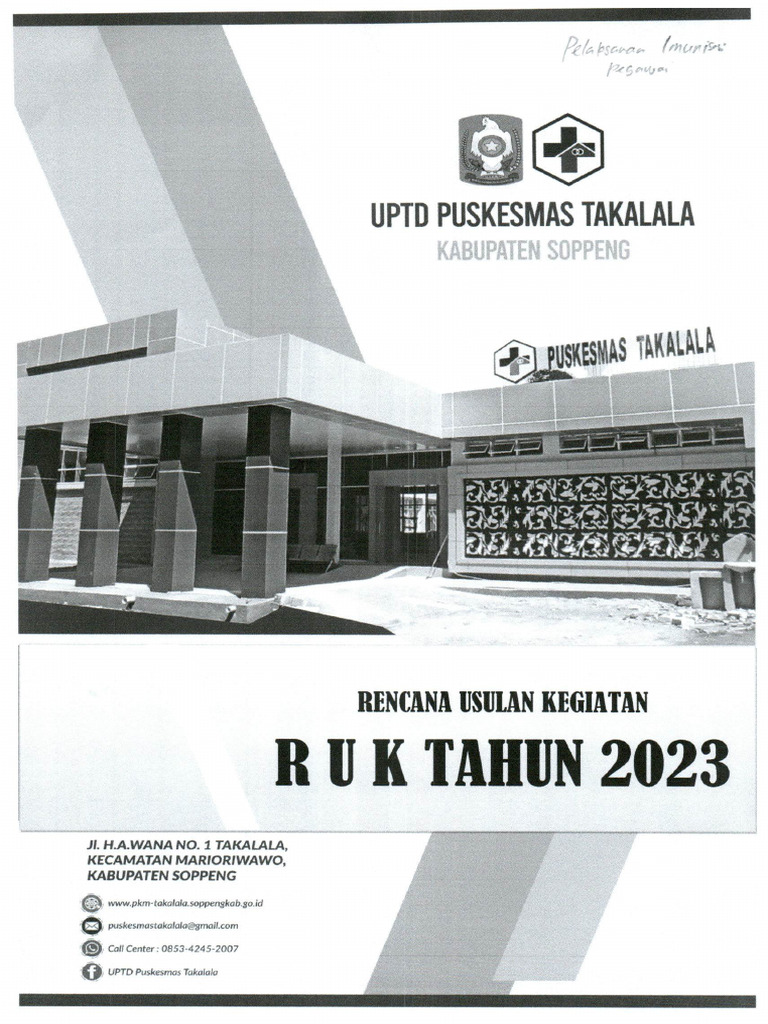 1.3.6.c RUK RPK Pelaksanaan Imunisasi Pegawai | PDF