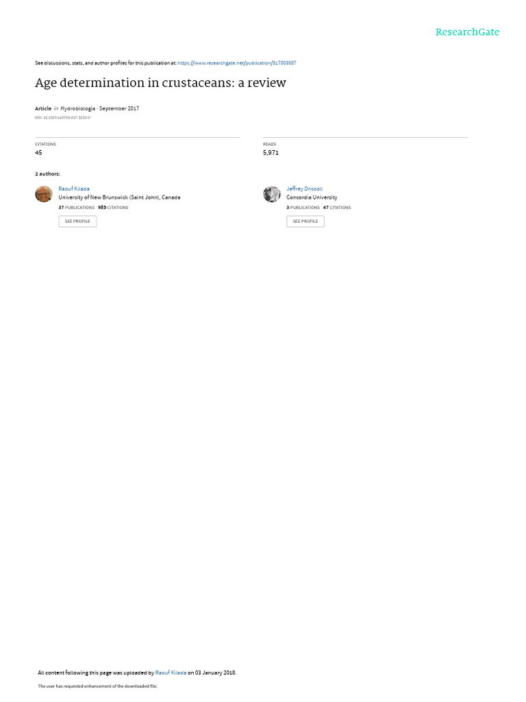 Review 2017 | PDF | Crustacean | Shrimp