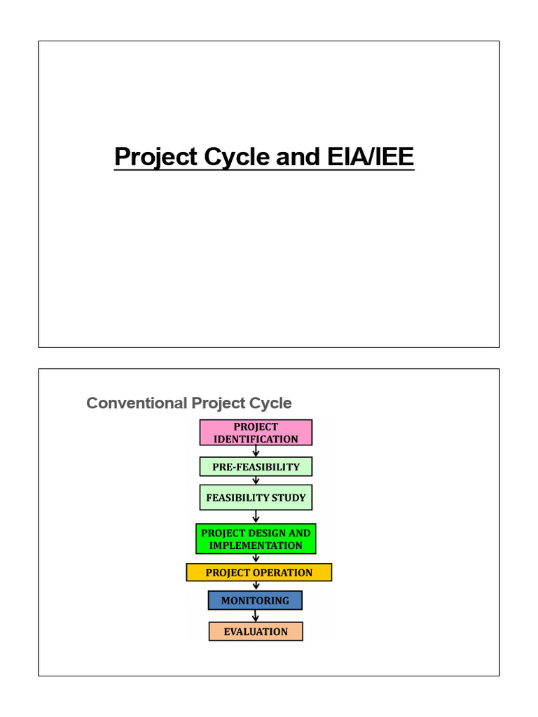 CE457 - EIA Project Cycle | PDF | Environmental Impact Assessment ...