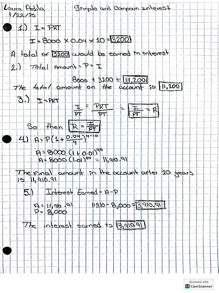 Algebra Assignment | PDF