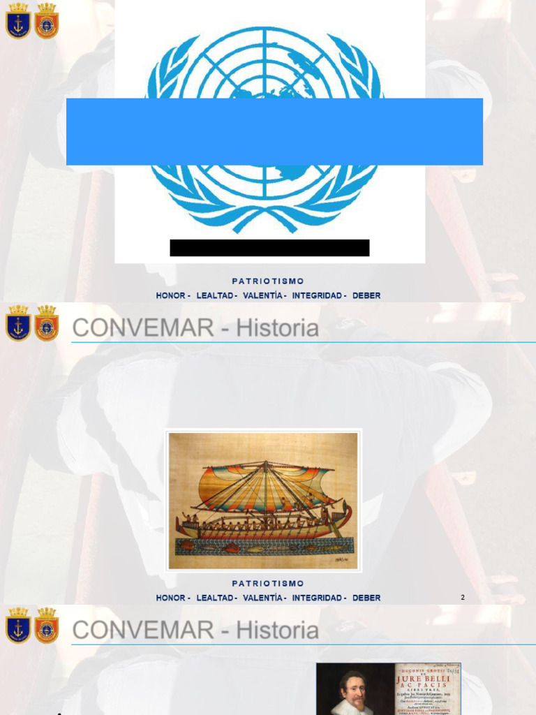 La CONVEMAR y El Estado de Abanderamiento | PDF | Convención de las ...