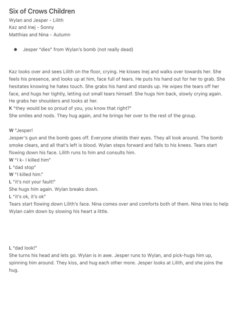 Six of Crows Children | PDF