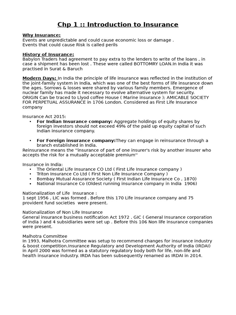 IC38 - CHP 1 To 16 - Life-1 | PDF | Cost Of Living | Insurance