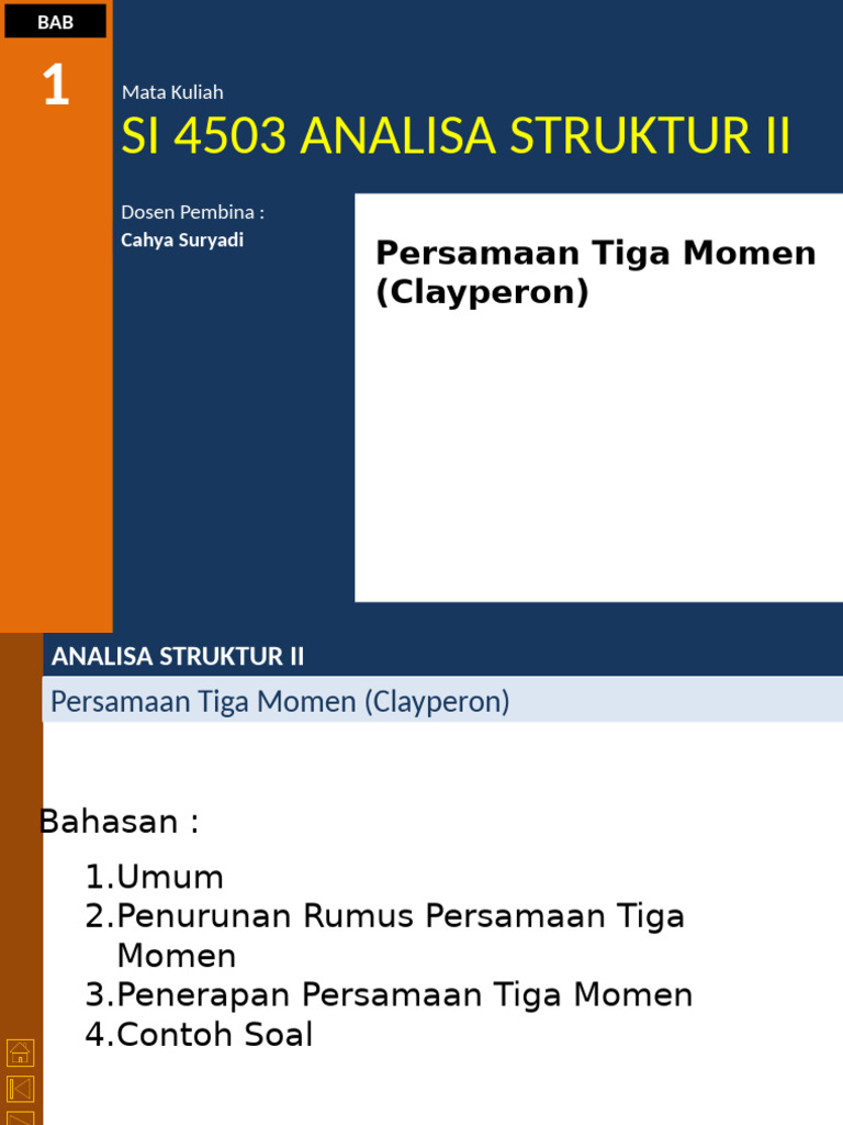 Three Moment Equation | PDF