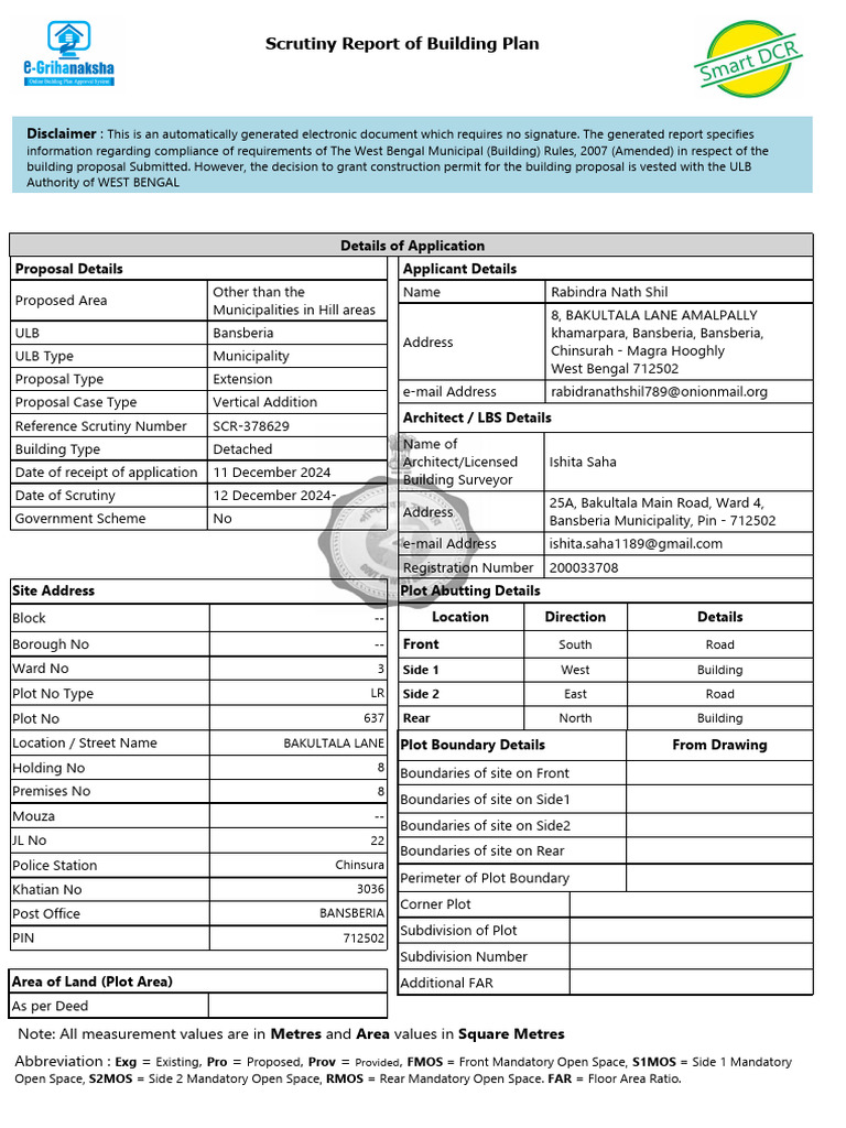 SWS-OBPAS 1803 2024 0182 EXT 1 1616462-ScrRpt | PDF | Stairs | Area