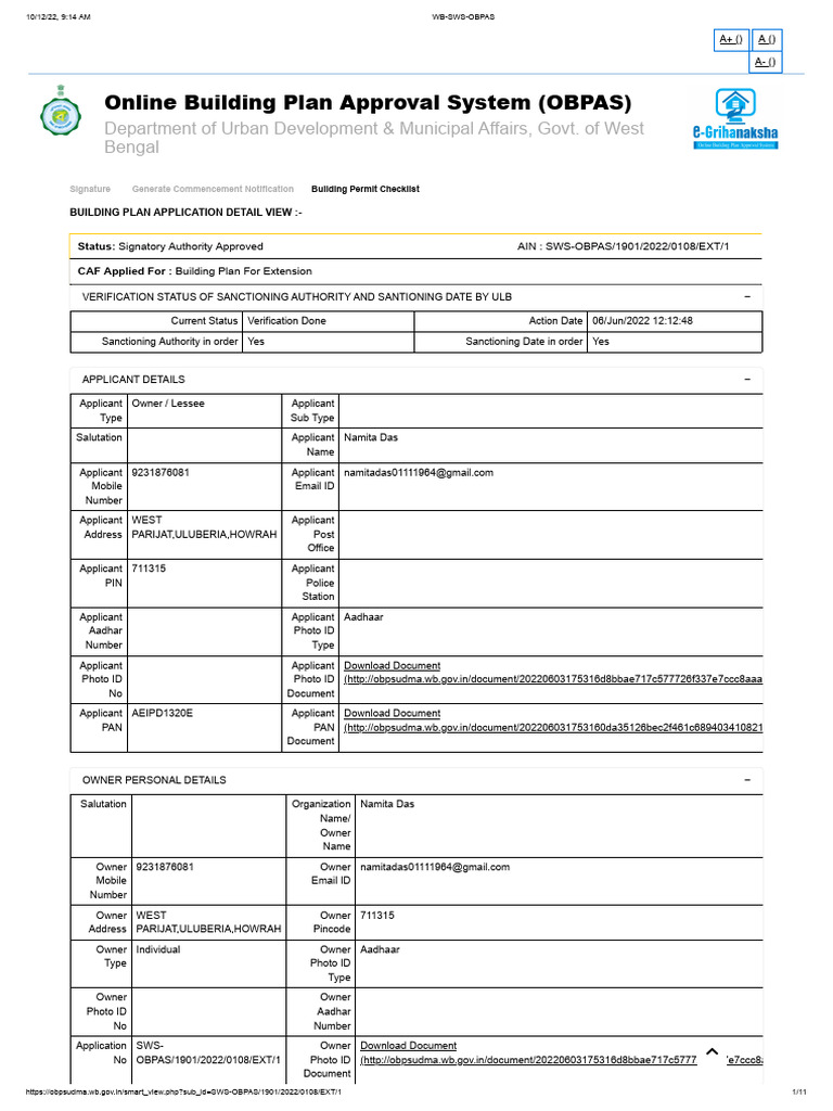 WB Sws Obpas Renovation | PDF | Kolkata