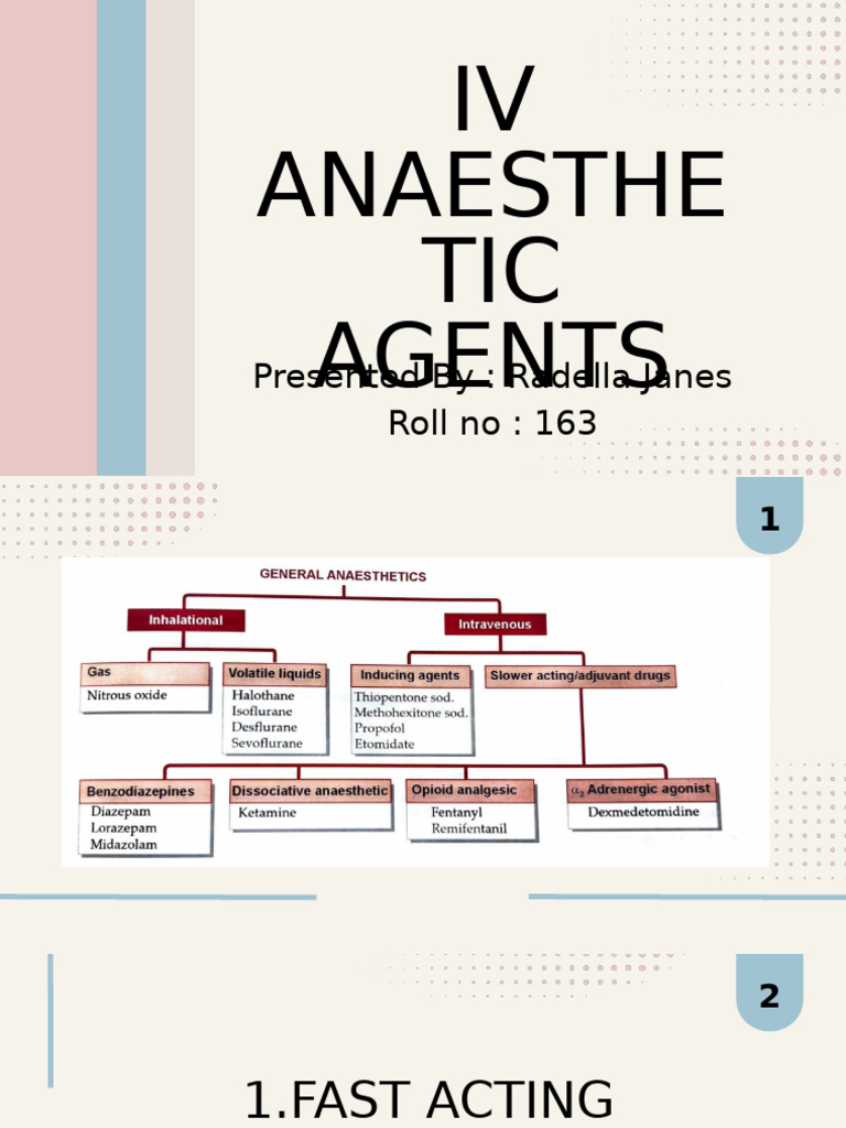 Anaesthetic Agents | PDF | Midazolam | Anesthesia