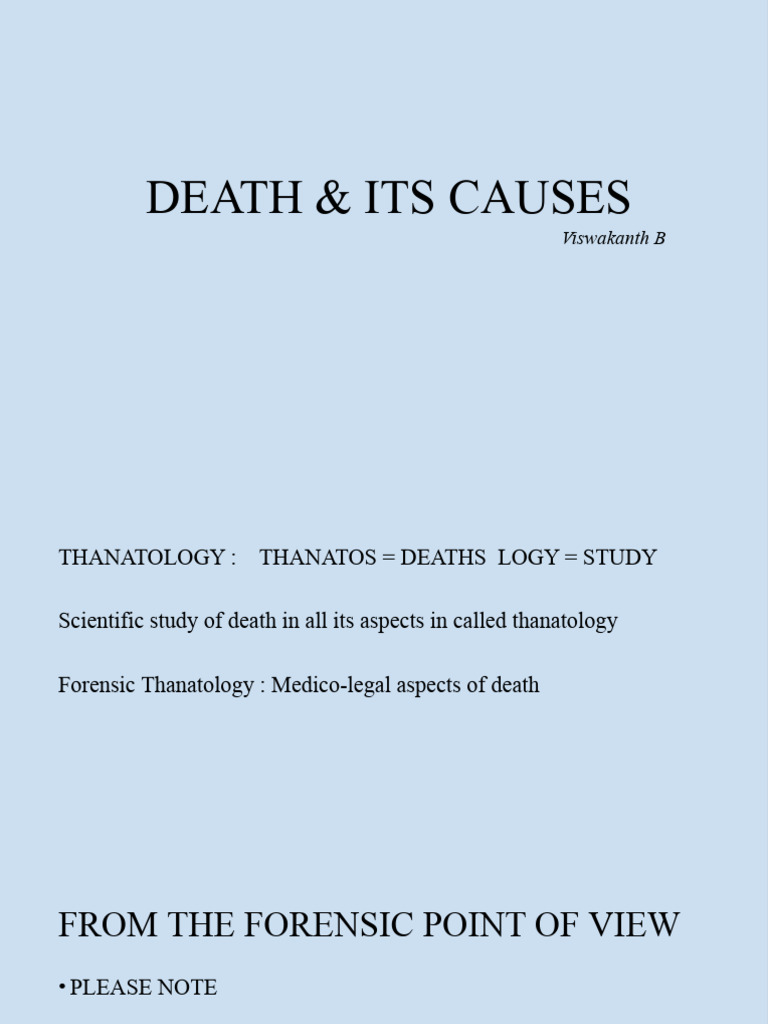 Understanding Somatic Death | PDF | Death | Brainstem