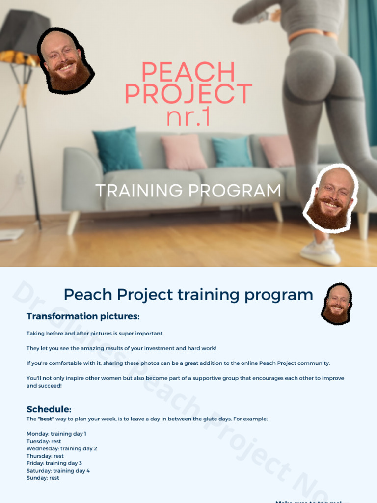 6-Week Peach Project Nr.1 v6 | PDF | Physical Fitness | Weight Loss
