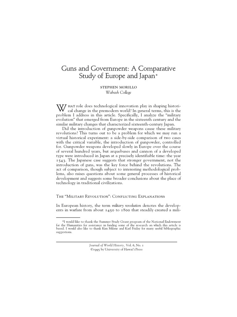 Guns_and_Government_A_Comparative_Study | PDF | Cavalry | Infantry