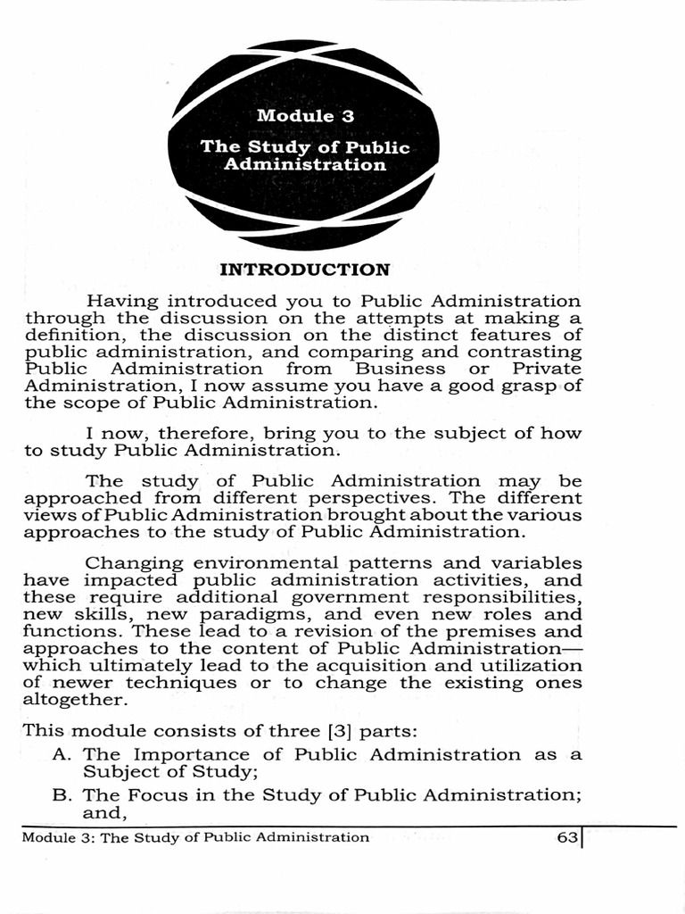 Approaches to Studying Public Administration | PDF | Leadership | System