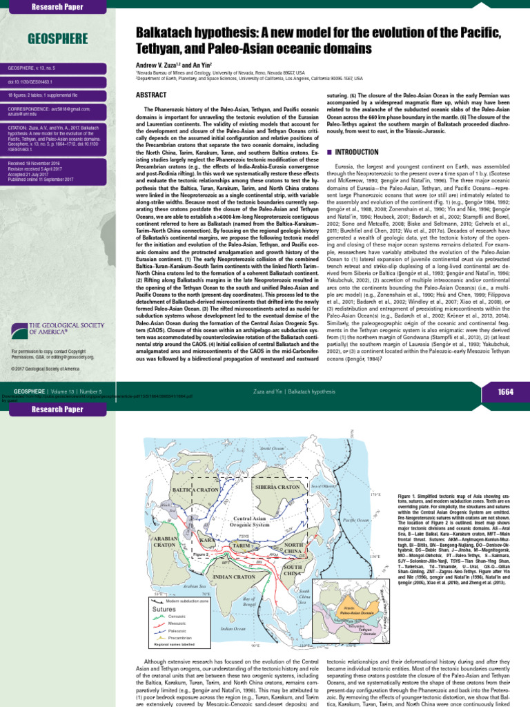 Balkatach Hypothesis: A New Model For The Evolution of The Pacific ...