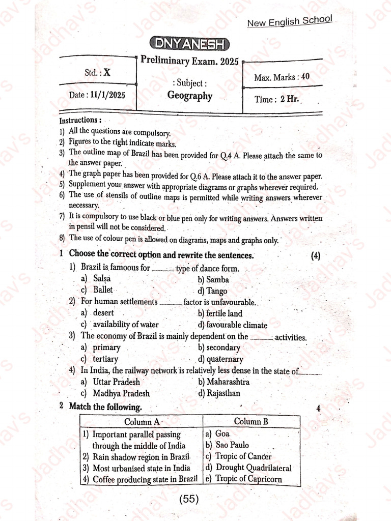 2025 Geography 3 | PDF