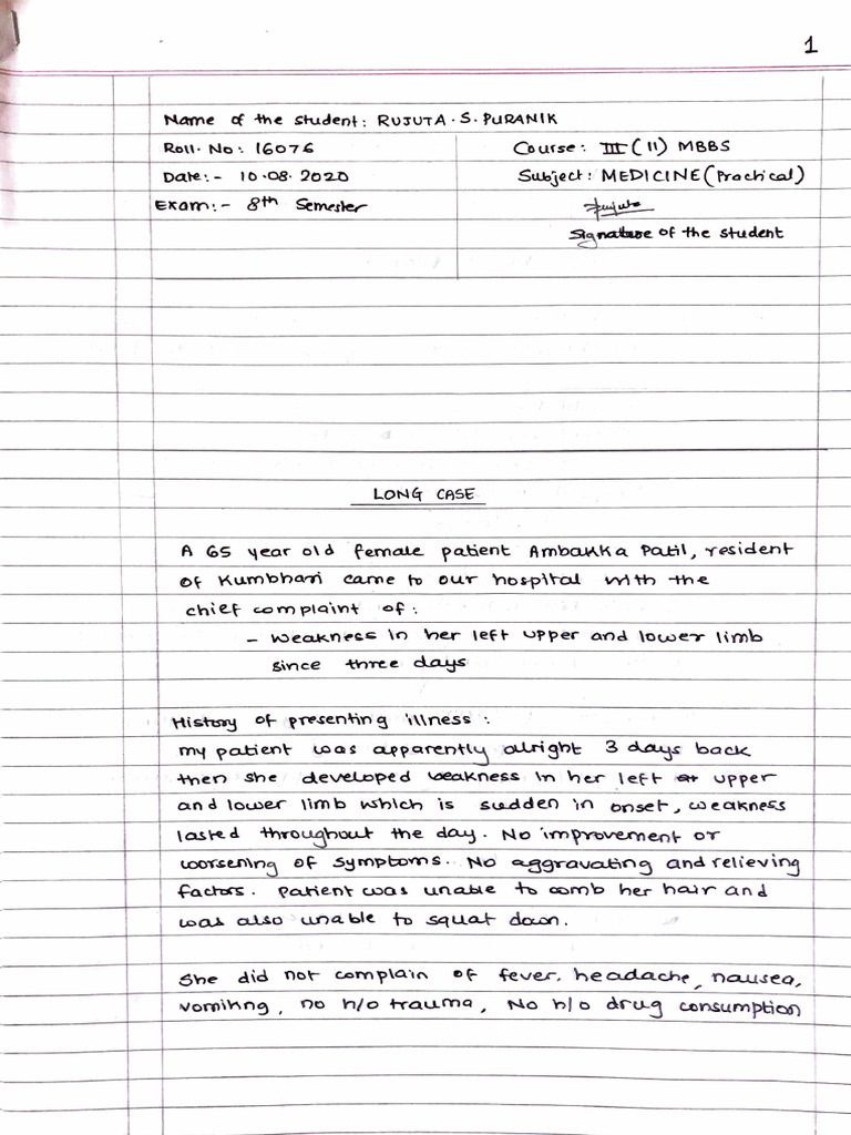 CNS Medicine Case | PDF