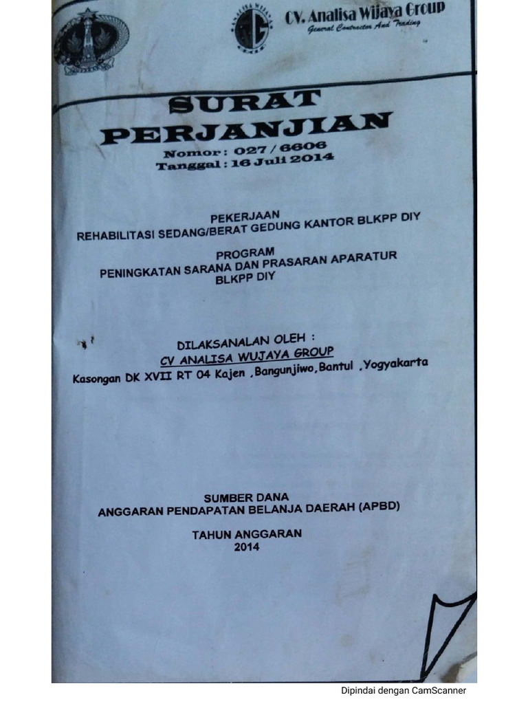 2014 Awg Kantor BLKPP Diy | PDF