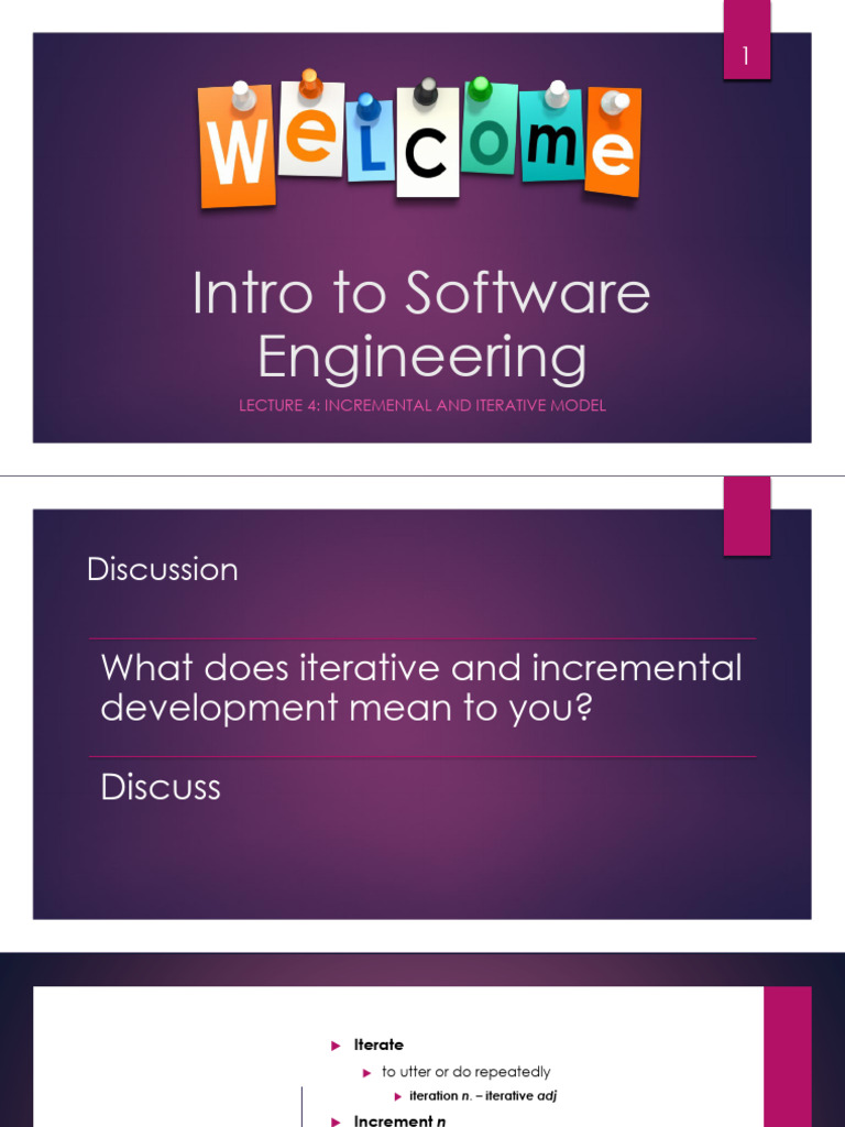 Lectue 4 - Incremental and Iterative Model | PDF | Software Development ...
