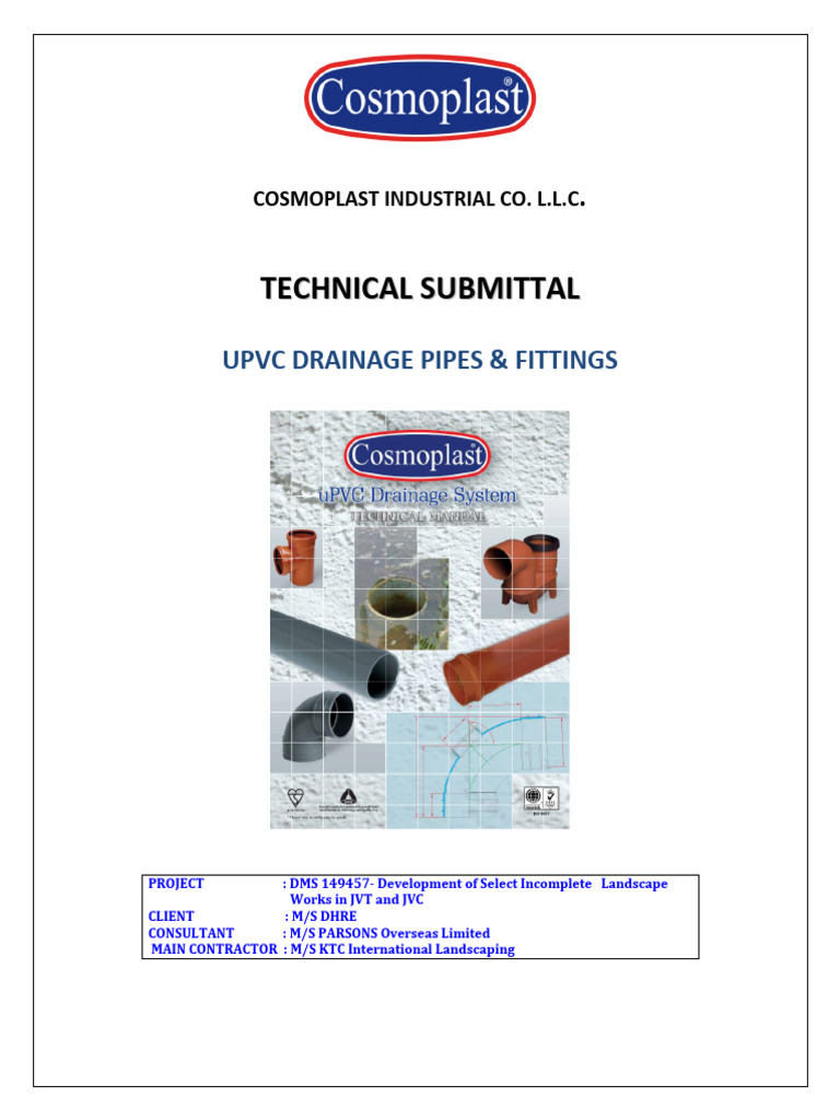 UPVC Soild Drainage Pipes & Fittings | PDF | United Arab Emirates | Dubai