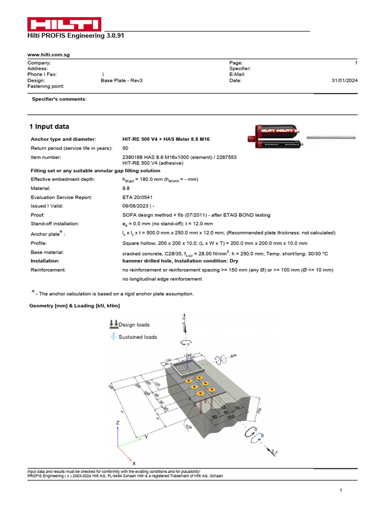 UPL_Base Plate - Rev3 | PDF
