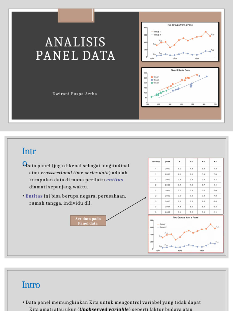 Analisis Data Panel untuk Ekonometrika | PDF