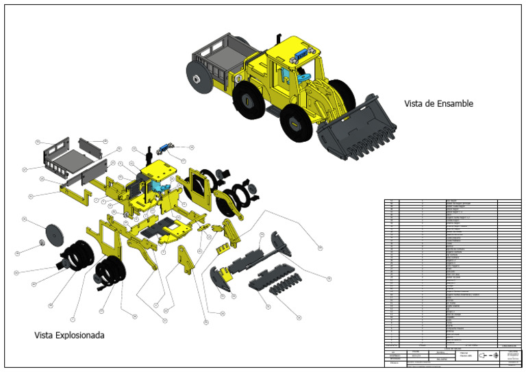 PLANO A0 EXPLOSIONADO | PDF | Vehículo de motor | Coche