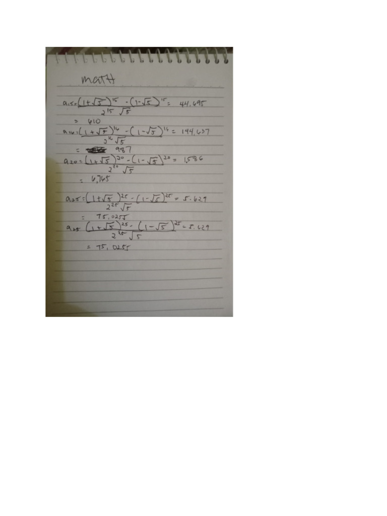 Math fibonnici-WPS Office | PDF