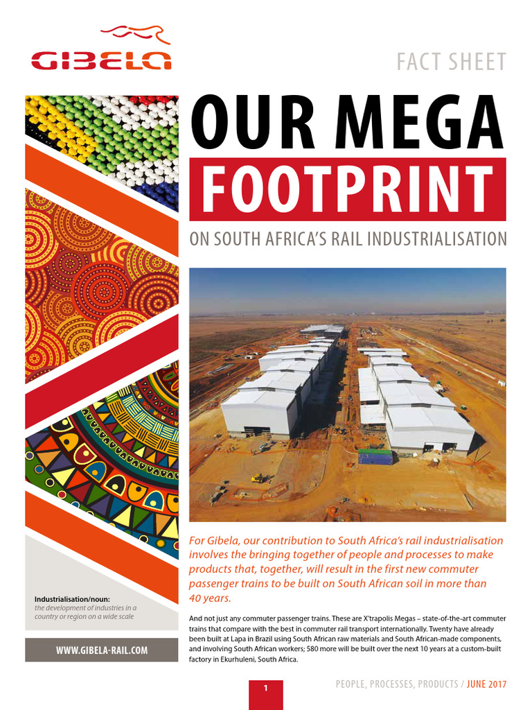 Gibela Africa Rail Fact Sheet June20170 | PDF | Train | South Africa