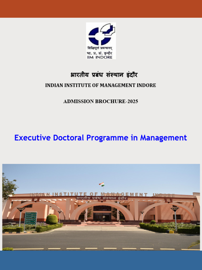 Edpm Admission Brochure 2025 | PDF | Graduate Record Examinations ...