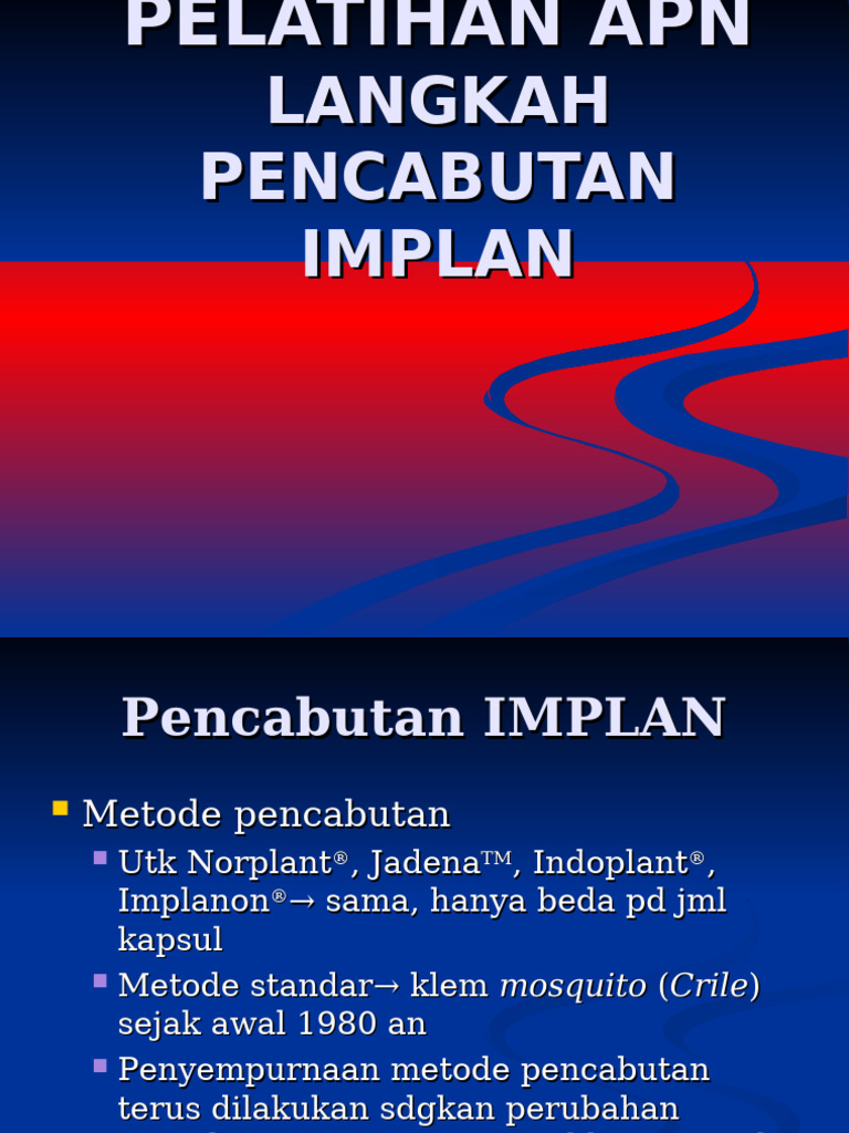 03 Langkah Pencabutan IMPLAN | PDF
