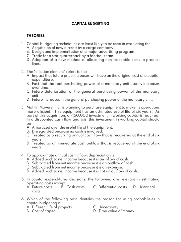 Capital Budgeting Techniques Explained | PDF | Capital Budgeting | Expense