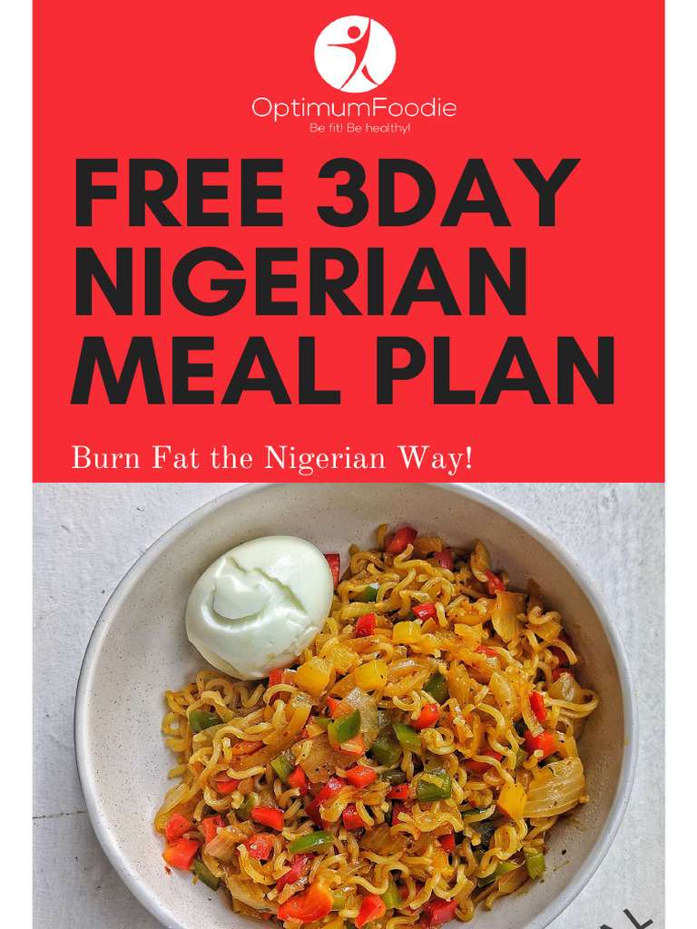 A Free 3day Meal Plan by OptimumFoodie (FEB 2024) | PDF | Meal | Curry