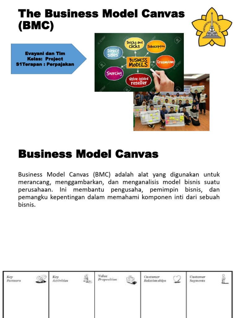 The Business Model Canvas (BMC) | PDF