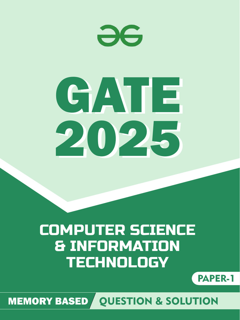 GATE 2025 CS & IT Memory-Based Questions | PDF | String (Computer Science) | Pointer (Computer ...