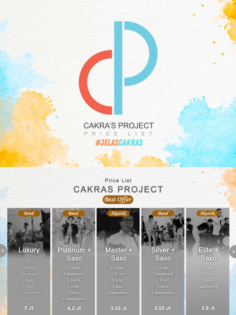 Pricelist Cakras (Updated April 2024) | PDF