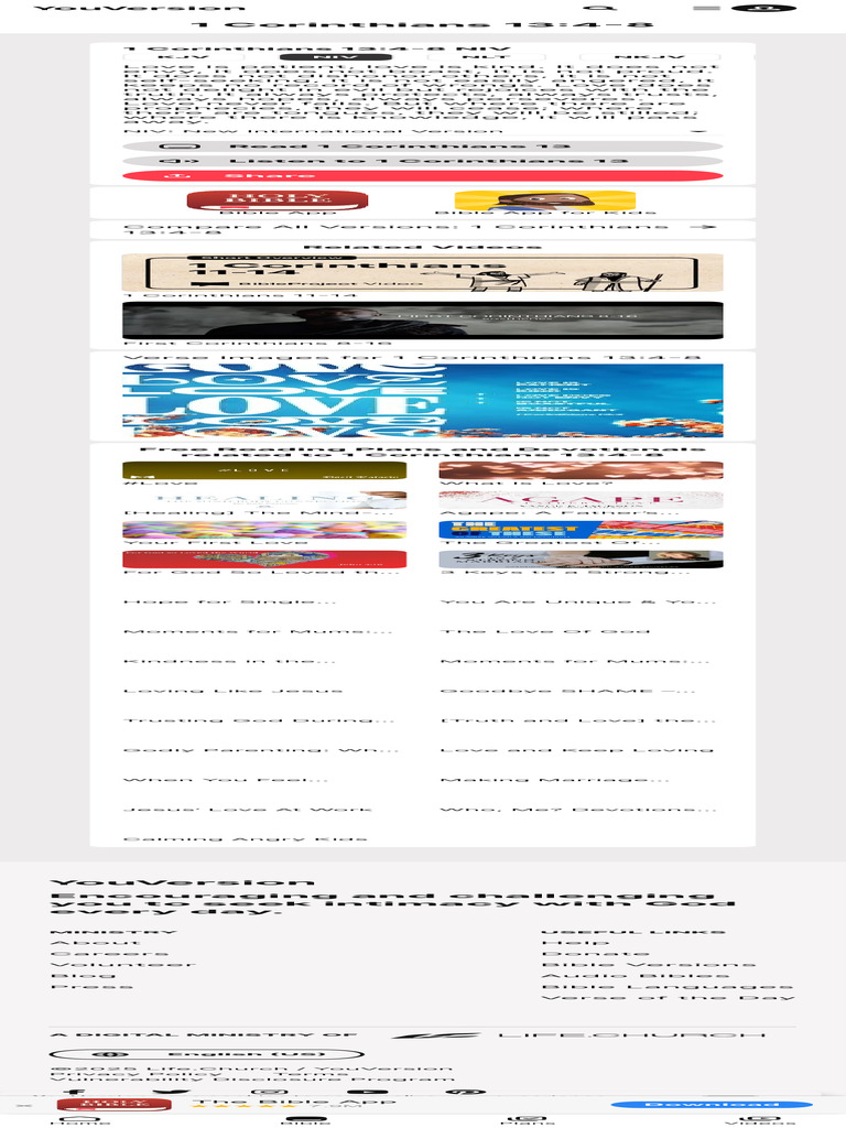 1 Corinthians 134-8 Love is Patient, Love is Kind. It Does Not Envy, It ...