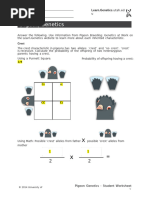 Handout 4-21 - Pigeonetics - Lab | PDF | Phenotypic Trait | Dominance ...