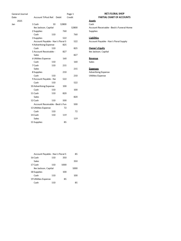LIzbeth Arias Granados - StudentFile - Spring2025 | PDF | Debits And ...