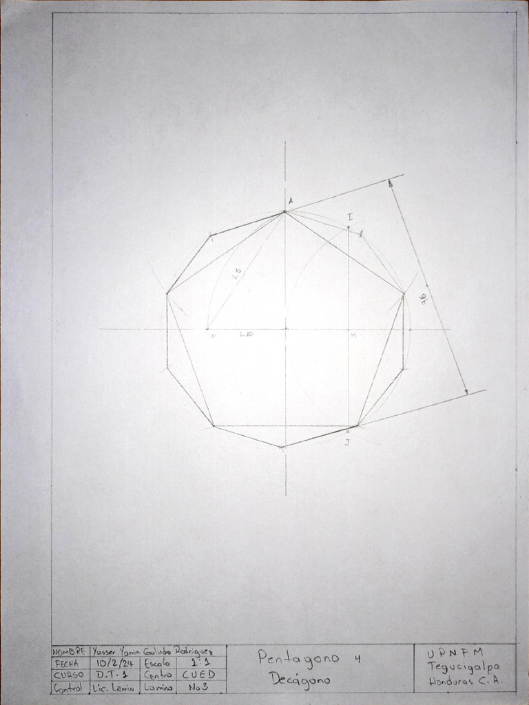 Pentágono y Decágono | PDF