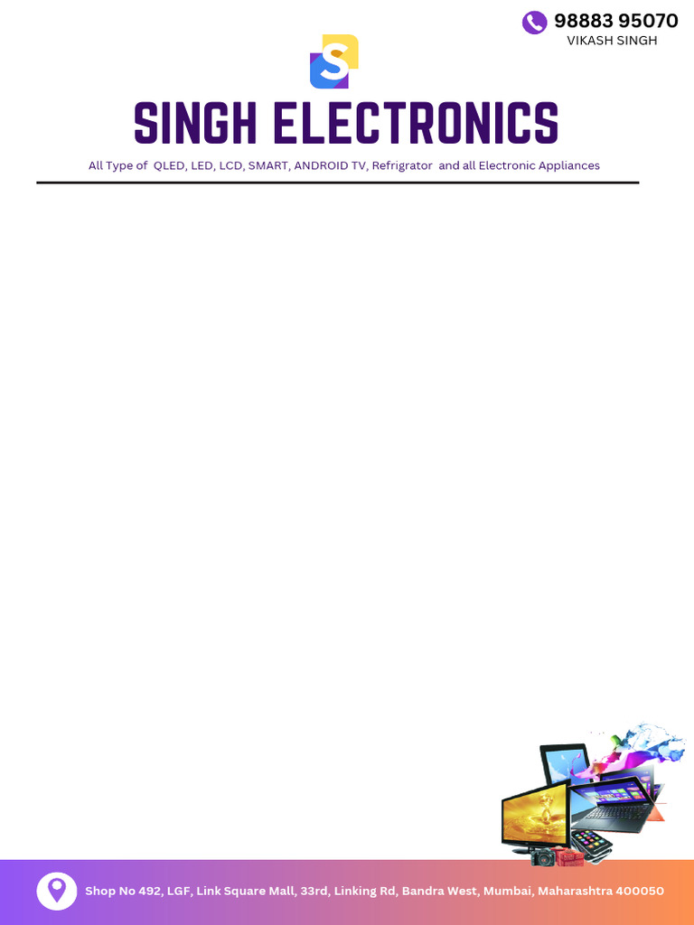 Singh Electronics Letterhead | PDF