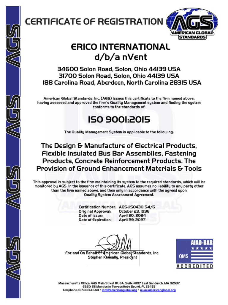 ISO 9001 - Solon, Aberdeen | PDF
